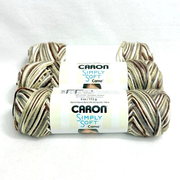 Rare Caron Simply Soft Camo Yarn | Office | Rare Caron Simply Soft Camo ...